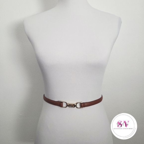 Accessories | Thin Adjustable Camel Color Belt | Poshmark